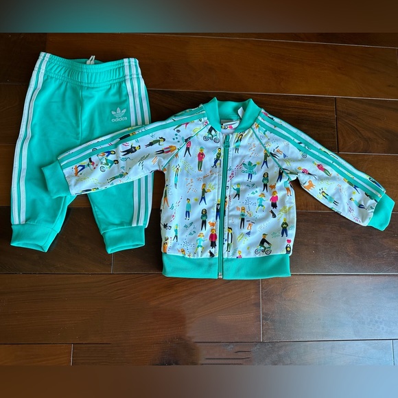 adidas | Matching Sets | Adidas Two Piece Matching Tracksuit Teal ...